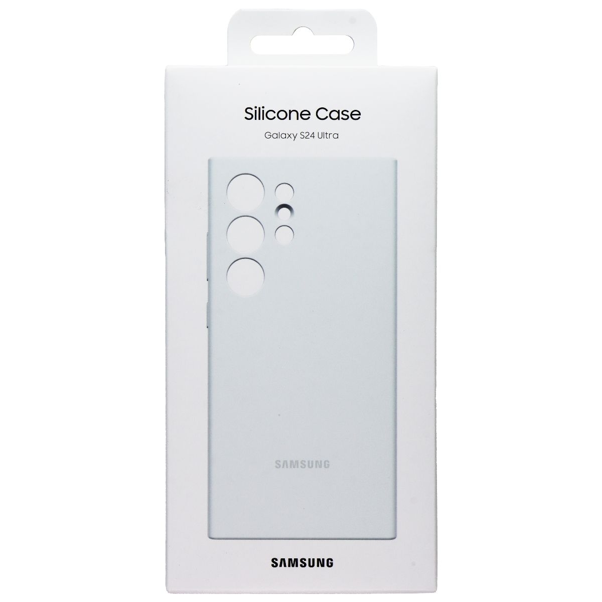 Samsung Official Silicone Case for Samsung Galaxy S24 Ultra - White ...