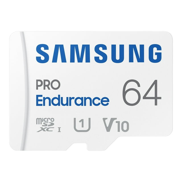 Samsung PRO Endurance MB-MJ64KA - Flash memory card (microSDXC to SD ...