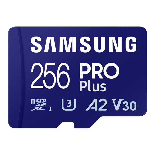 Samsung PRO Plus 256 GB Class 10/UHS-I (U3) V30 microSDXC, 1 - Walmart ...