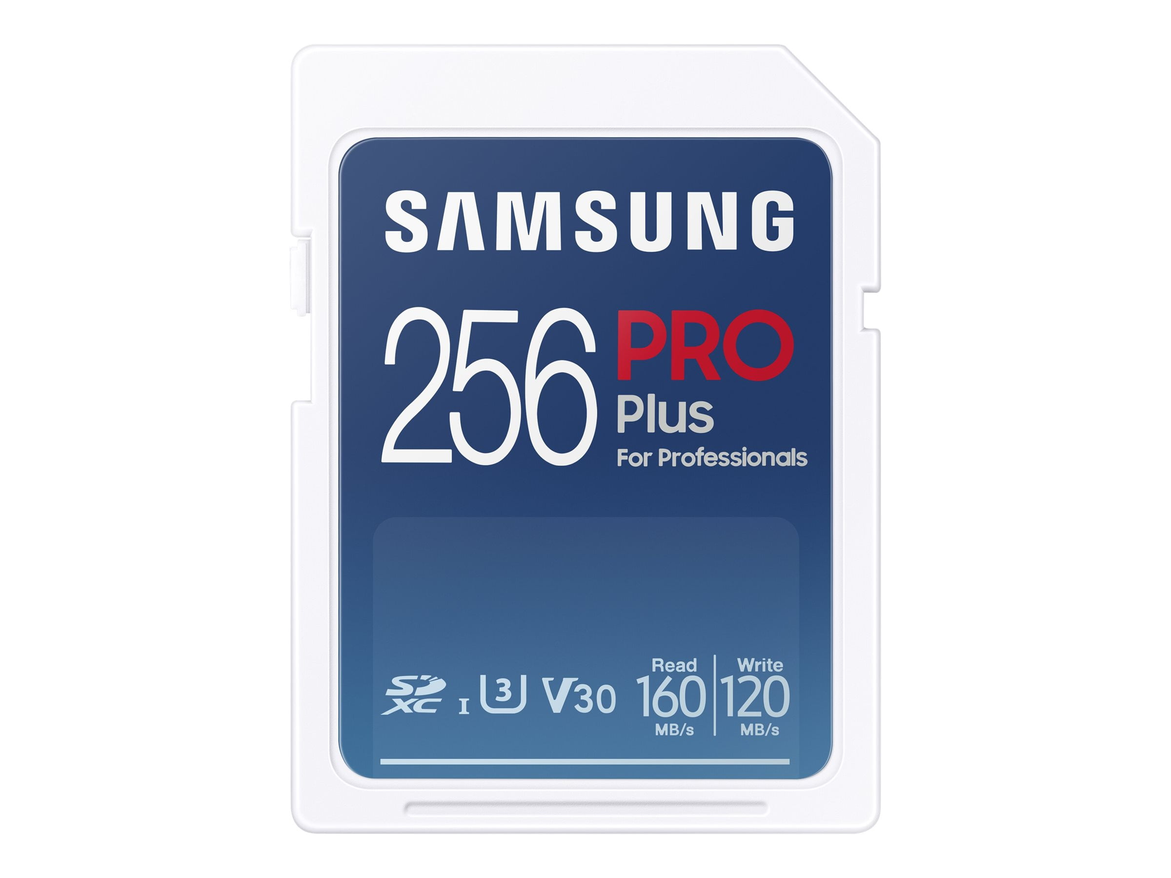Samsung PRO Plus MB-SD256K - Flash memory card - 256 GB - Video Class ...