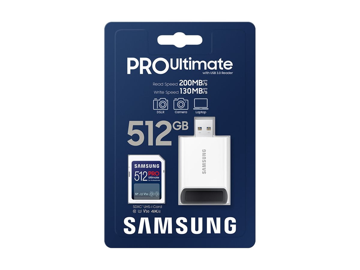 Samsung PRO Ultimate MB-SY512SB - Flash memory card - 512 GB - Video ...