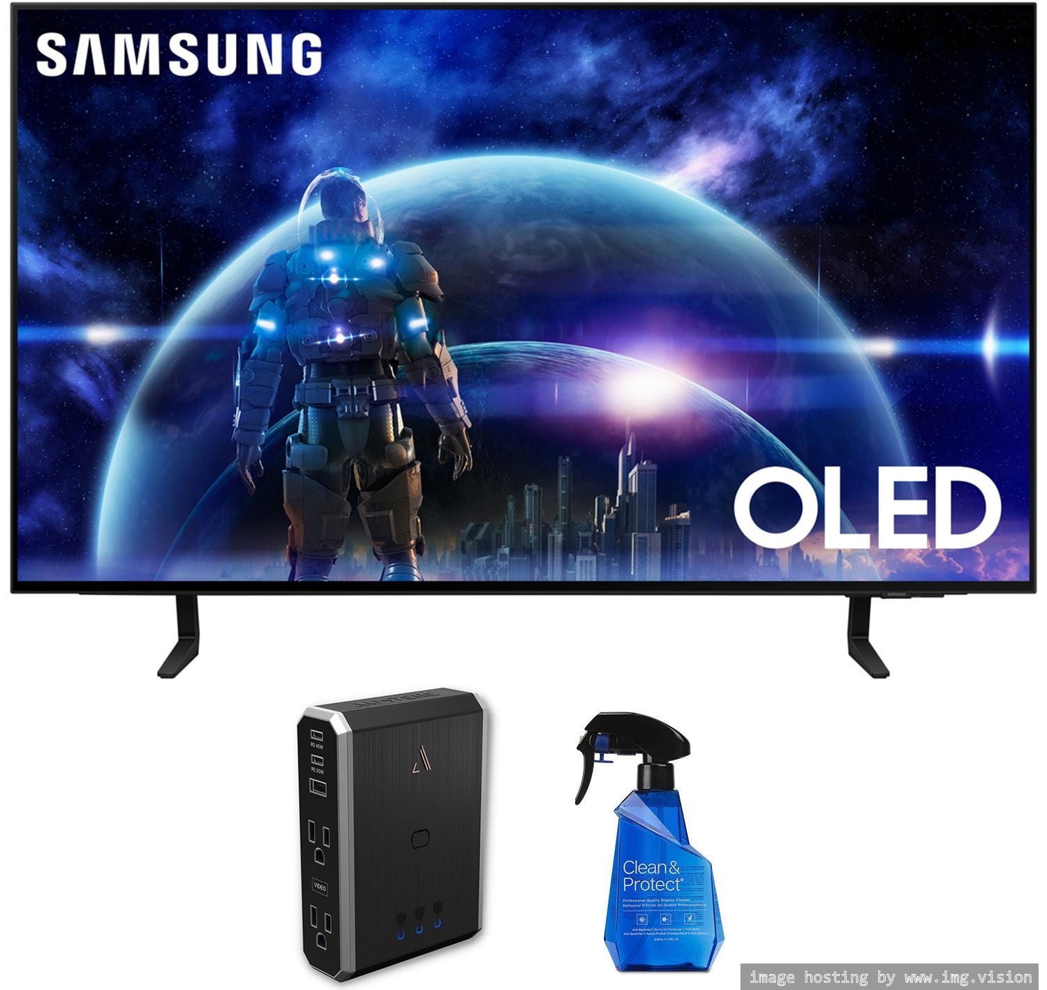 Samsung QN42S90DAEXZA 42 Inch 4K OLED Smart TV with Dolby Atmos with an ...