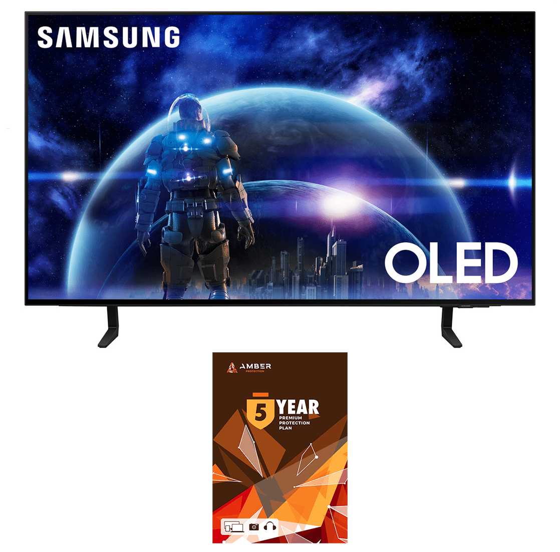Samsung QN42S90DAEXZA 42 Inch 4K OLED Smart TV with Dolby Atmos and 5 ...