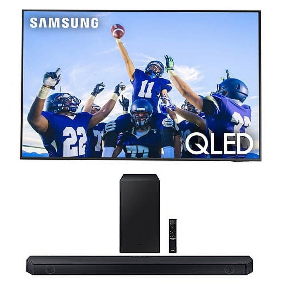 Samsung 43 Inch QLED 4K Smart TV with Quantum HDR, Dual LED & HW-Q60C 3 ...