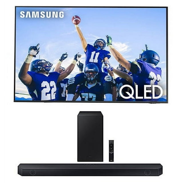 Samsung 43 Inch QLED 4K Smart TV with Quantum HDR, Dual LED & HW-Q60C 3 ...