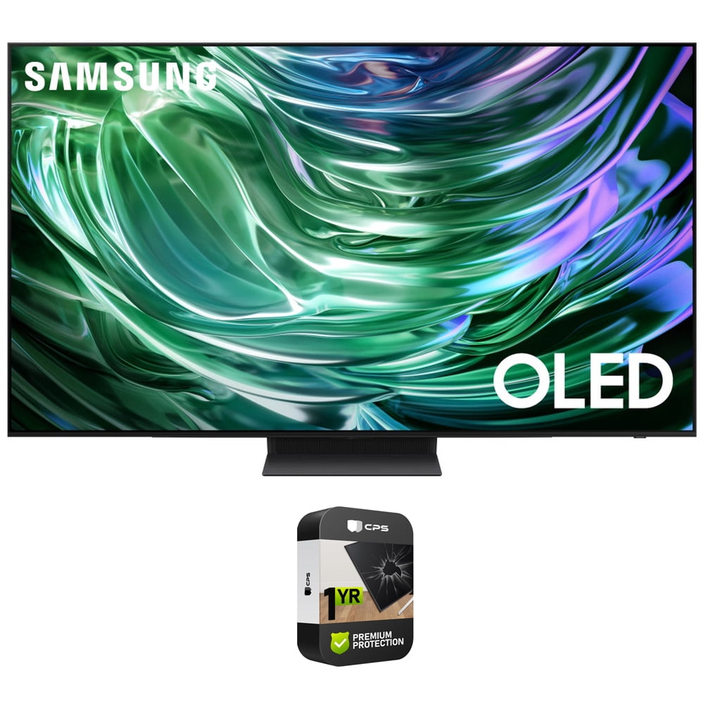 Samsung QN48S90DA 48 Inch OLED 4K Smart TV (2024) Bundle with 1 YR CPS ...