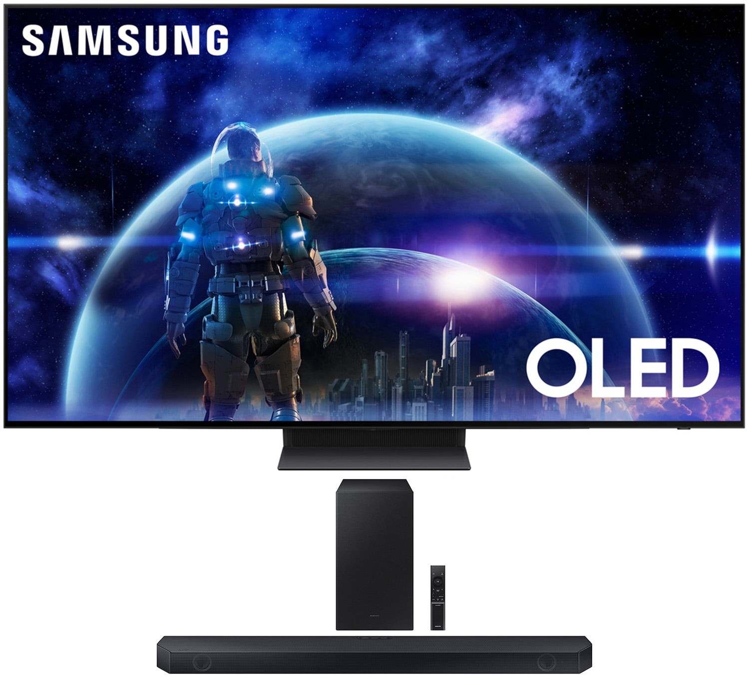Samsung QN48S90DAEXZA 48 Inch 4K OLED Smart TV with Dolby Atmos with a ...