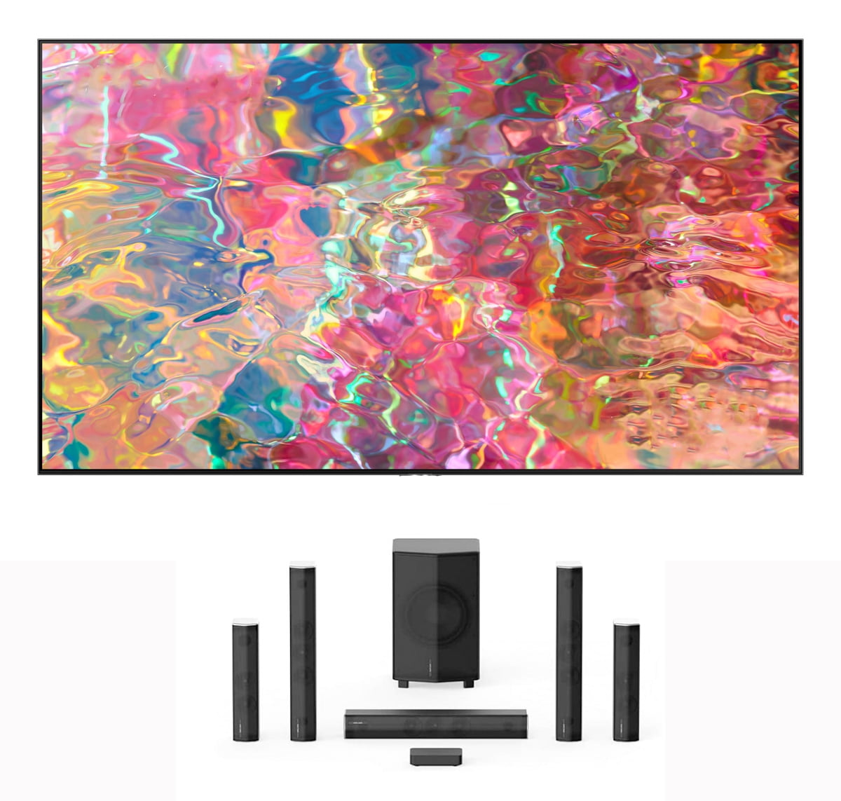 Samsung QN50Q80BAFXZA 50" 4K Ultra HD Smart TV with Enclave EA-1000-THX ...