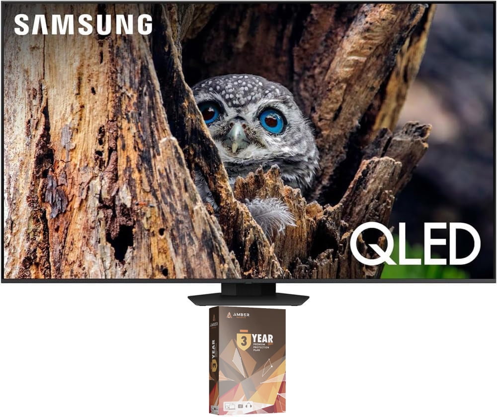 Samsung QN55Q80DAFXZA 55 Inch QLED 4K Quantum HDR Plus Smart TV with 3 ...