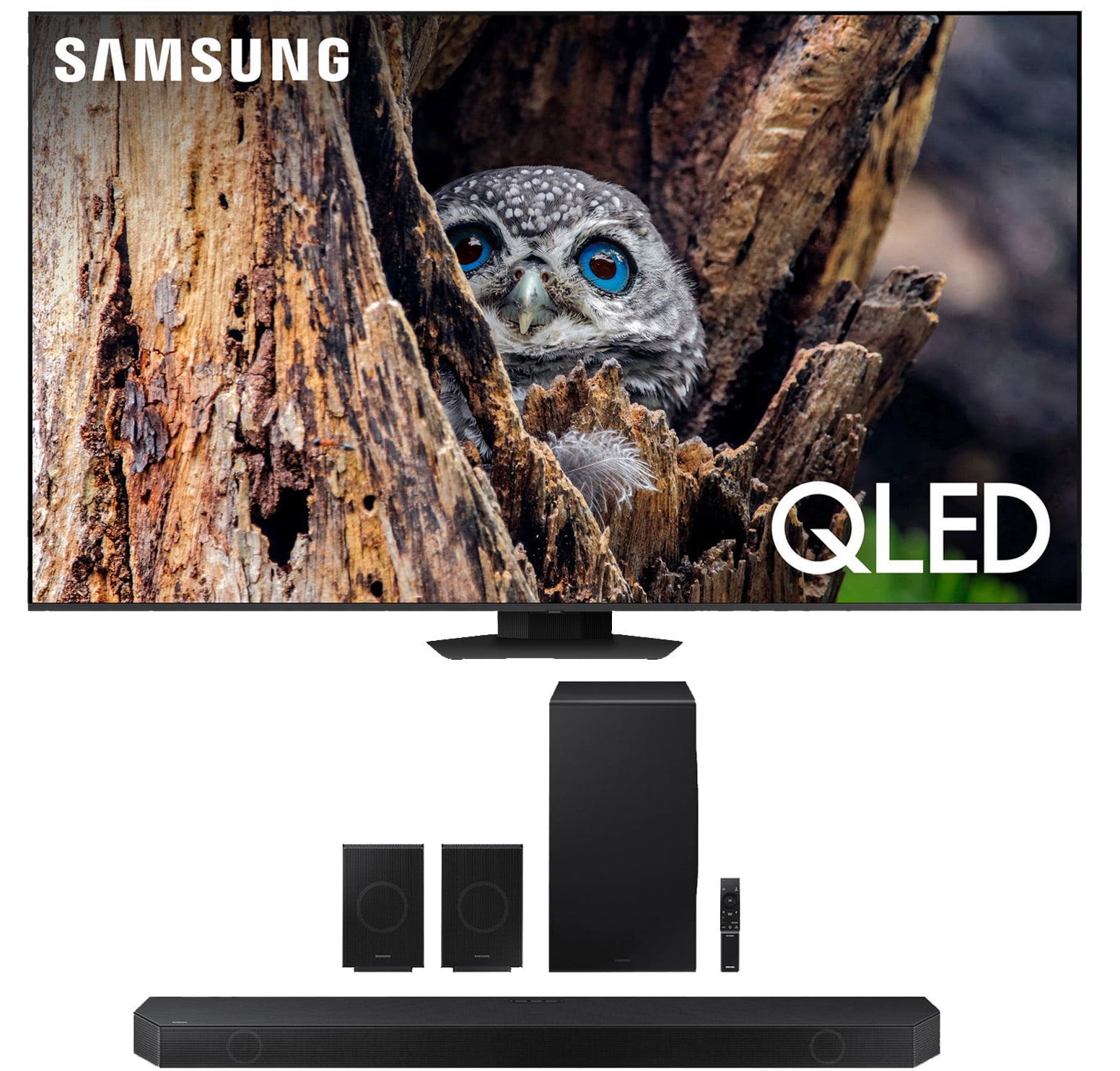 Samsung QN55Q80DAFXZA 55 Inch QLED 4K Quantum HDR Plus Smart TV with a ...