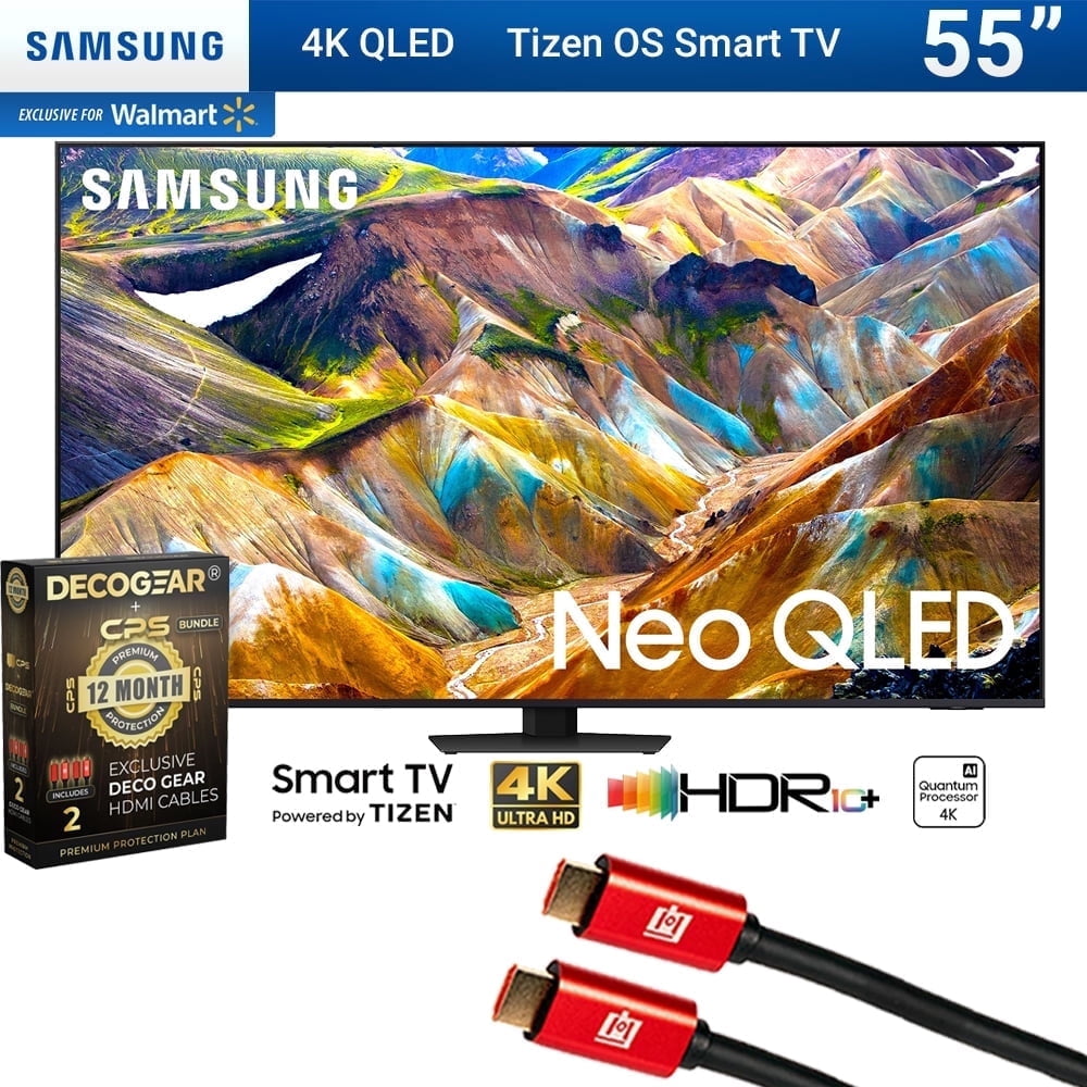 Samsung QN55QN85DB 55 Inch Neo QLED 4K Smart TV (2024) Bundle Deco Gear ...