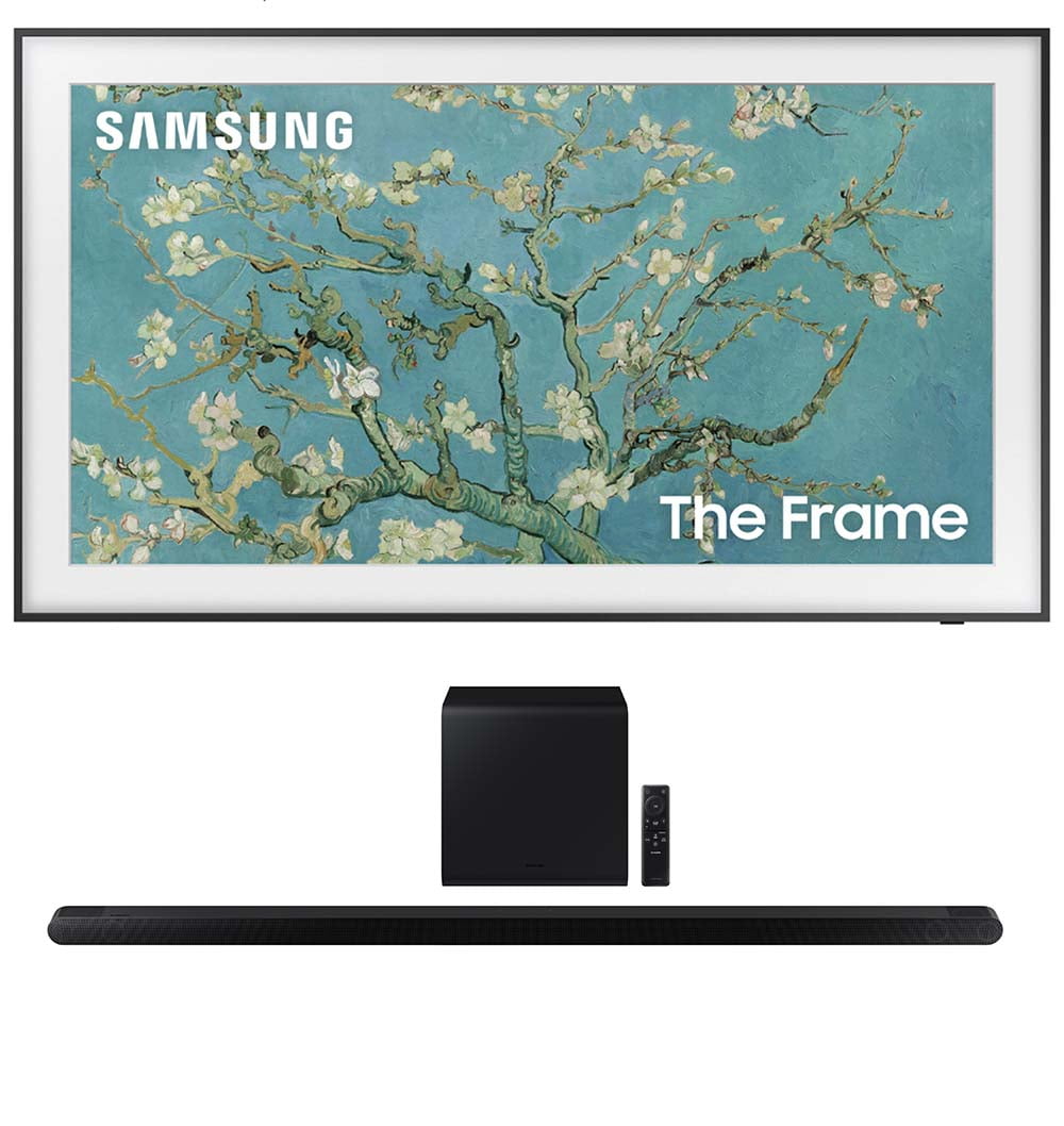 "Samsung 65"" The Frame 4K UltraHD Smart QLED TV & HW-S800B 3.1.2Ch ...
