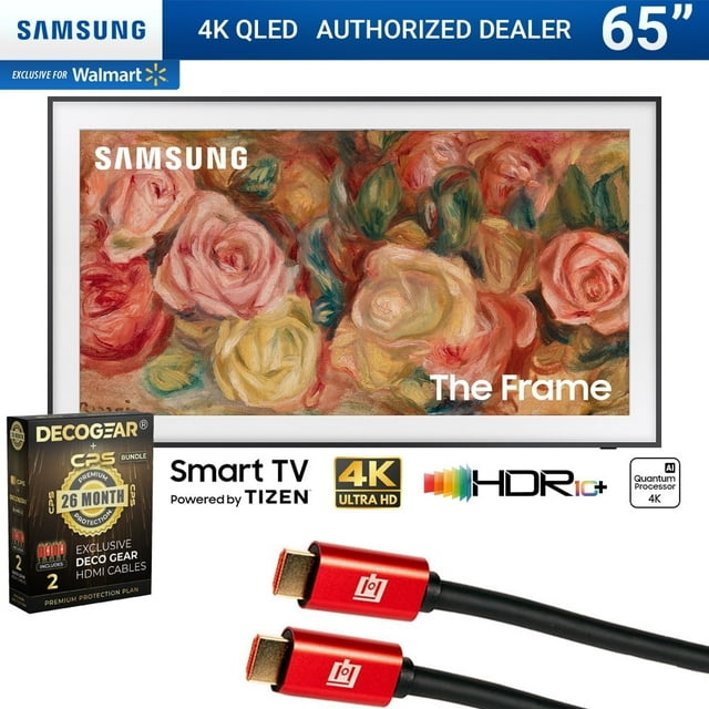 Samsung QN65LS03DAFXZA 65 inch The Frame QLED 4K Smart TV 2024 Bundle ...