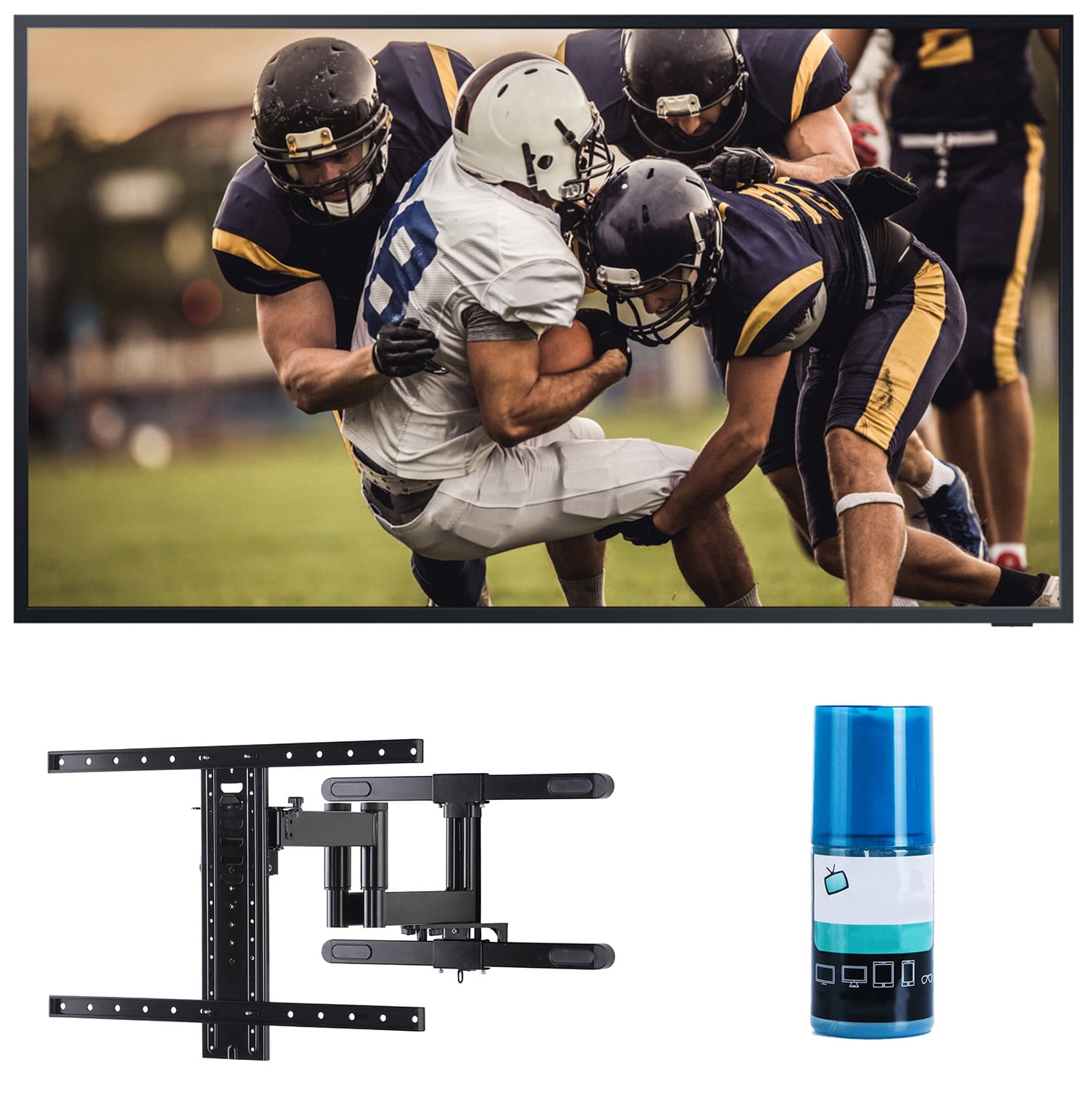 Samsung QN65LST7TA The Terrace 65" Outdoor-Optimized QLED 4K UHD Smart TV with a Sanus VODLF125 ...