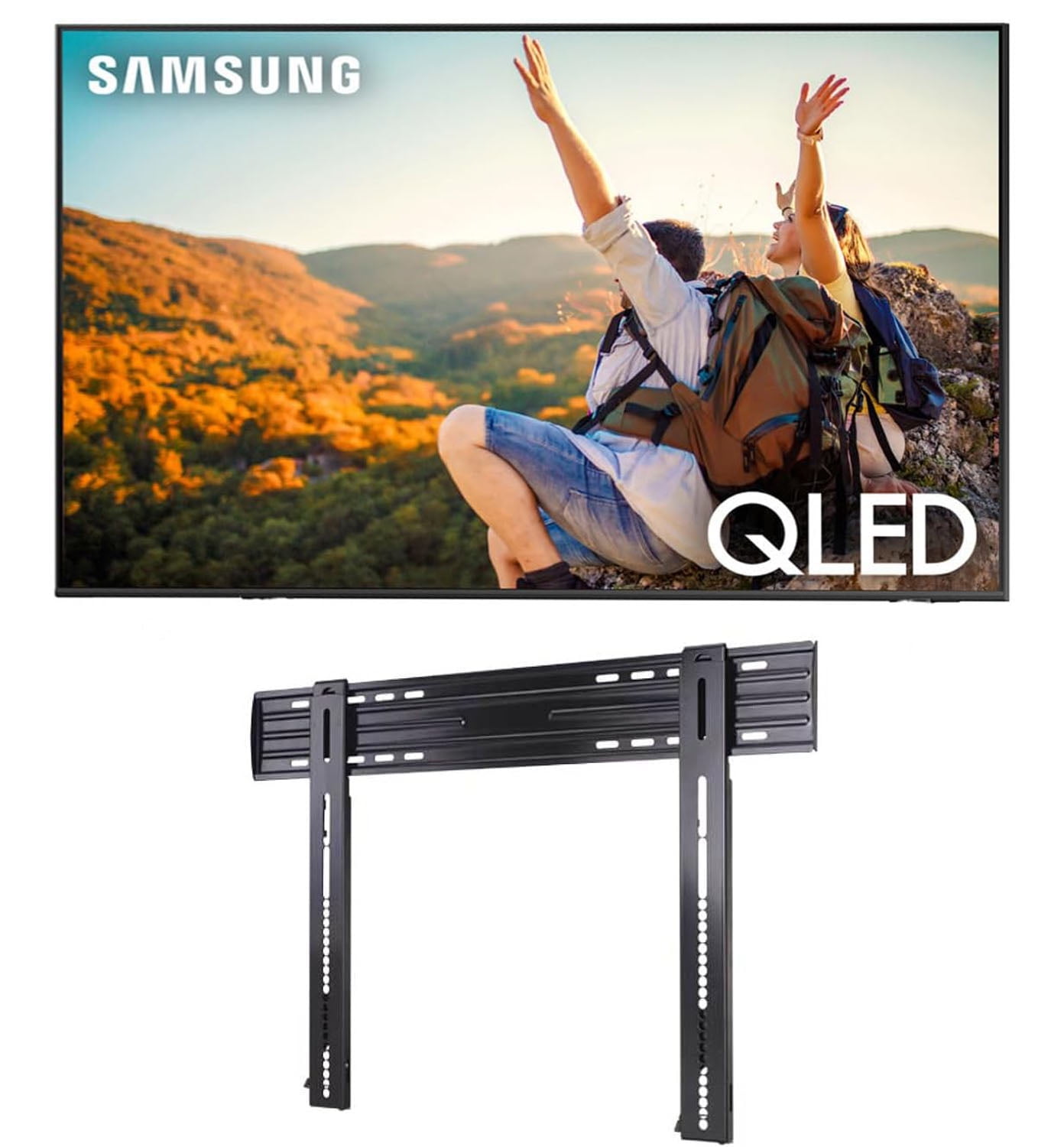 Samsung QN65Q60CAFXZA 65" QLED 4K HDR Dual LED Smart TV with Sanus LL11 ...