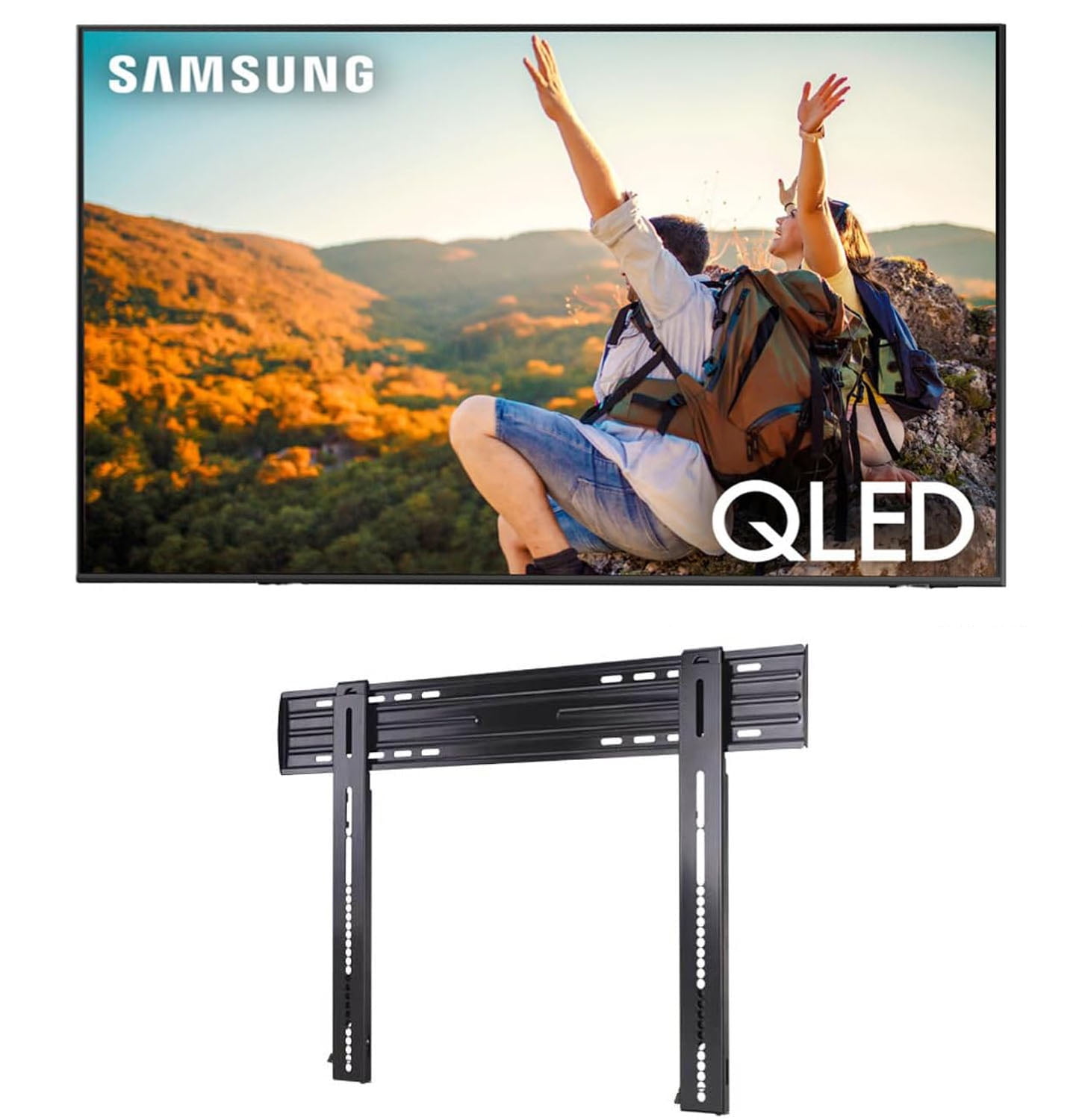 Samsung 65" QLED 4K Quantum HDR Dual LED Smart TV & Sanus LL11-B1 Wall ...