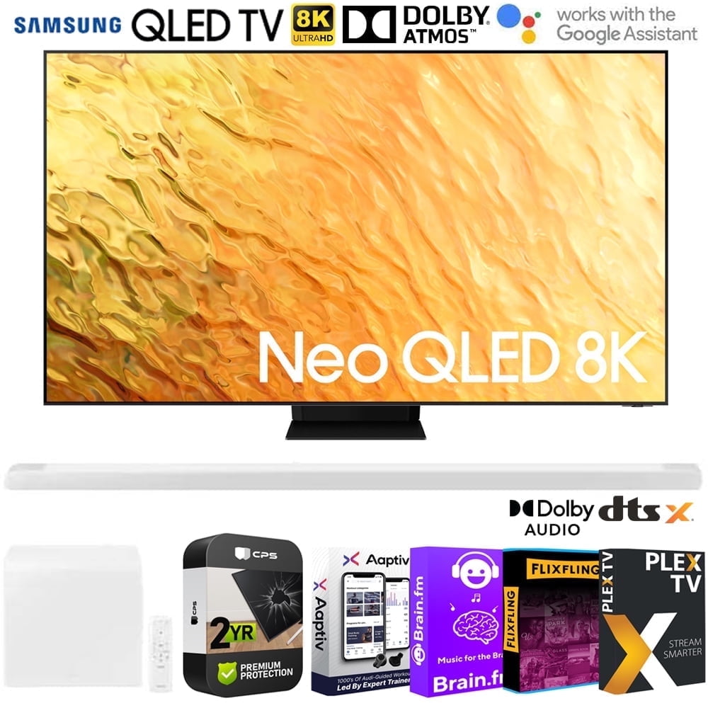 Samsung QN65QN800B 65 Inch QN800B Neo QLED 8K Smart TV Bundle with ...