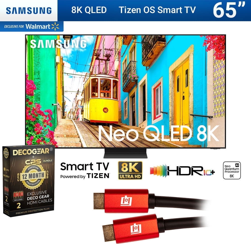 Samsung QN65QN800DFXZA 65 Inch Neo QLED 8K Smart TV (2024) Bundle with ...