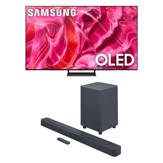 Samsung QN65S90CAFXZA 65 Inch 4K OLED Smart TV with AI Upscaling with a ...