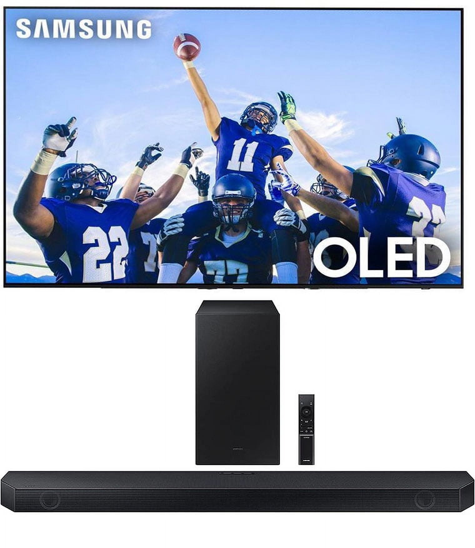 Samsung 65 Inch 4K Quantum HDR OLED Smart TV with HW-Q60C Soundbar ...