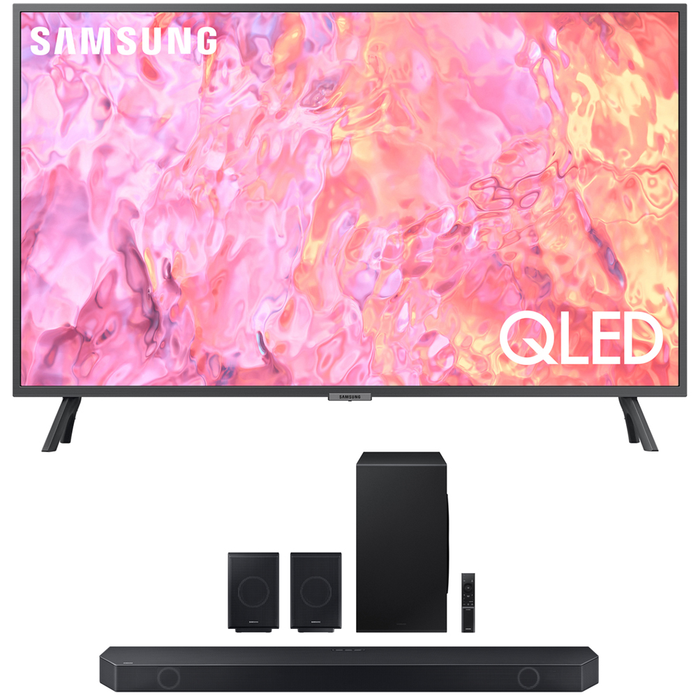 "Samsung QN70Q60CAFXZA 70"" QLED 4K Smart TV 2023, Wireless 11.1.4 ch ...