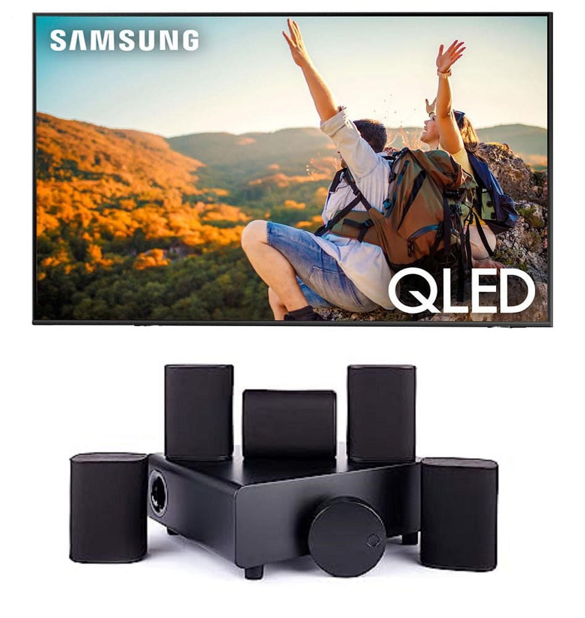 Samsung QN75Q80CAFXZA 75" 4K QLED Direct Full Array with Dolby Smart TV ...