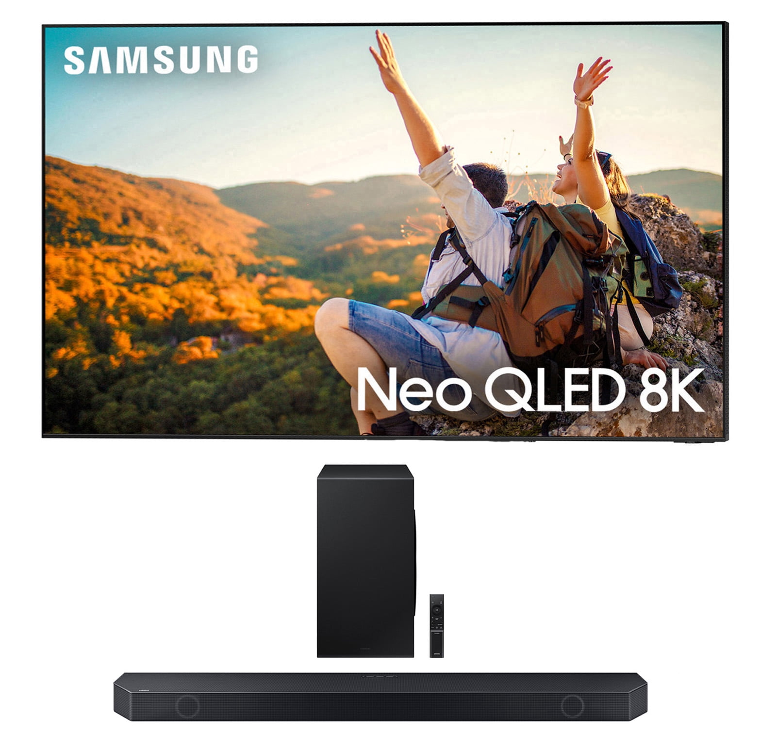 Samsung QN75QN850C 75" Neo QLED 8K Smart TV with Samsung HW-Q900C ...