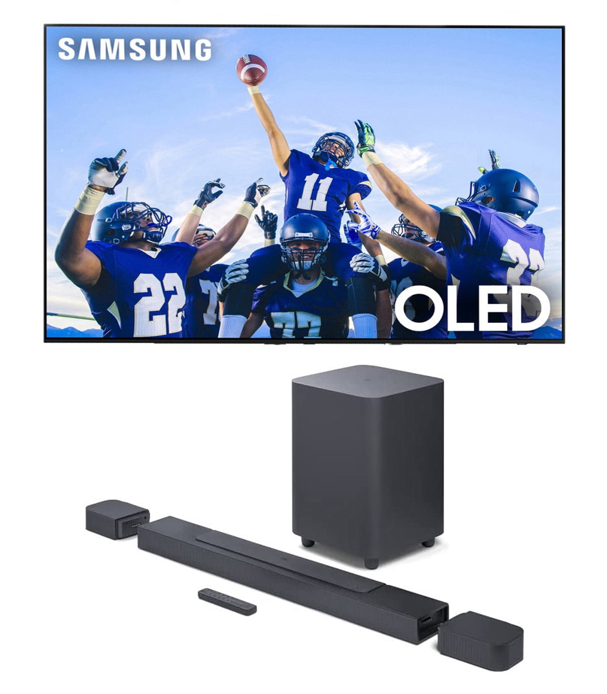 Samsung QN77S90CAFXZA 77" 4K OLED Smart Television with JBL BAR-700 ...