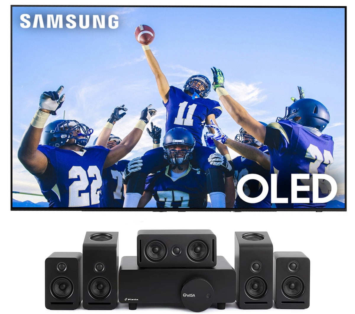 Samsung QN77S90CAFXZA 77 Inch 4K OLED Smart TV with AI Upscaling with a ...