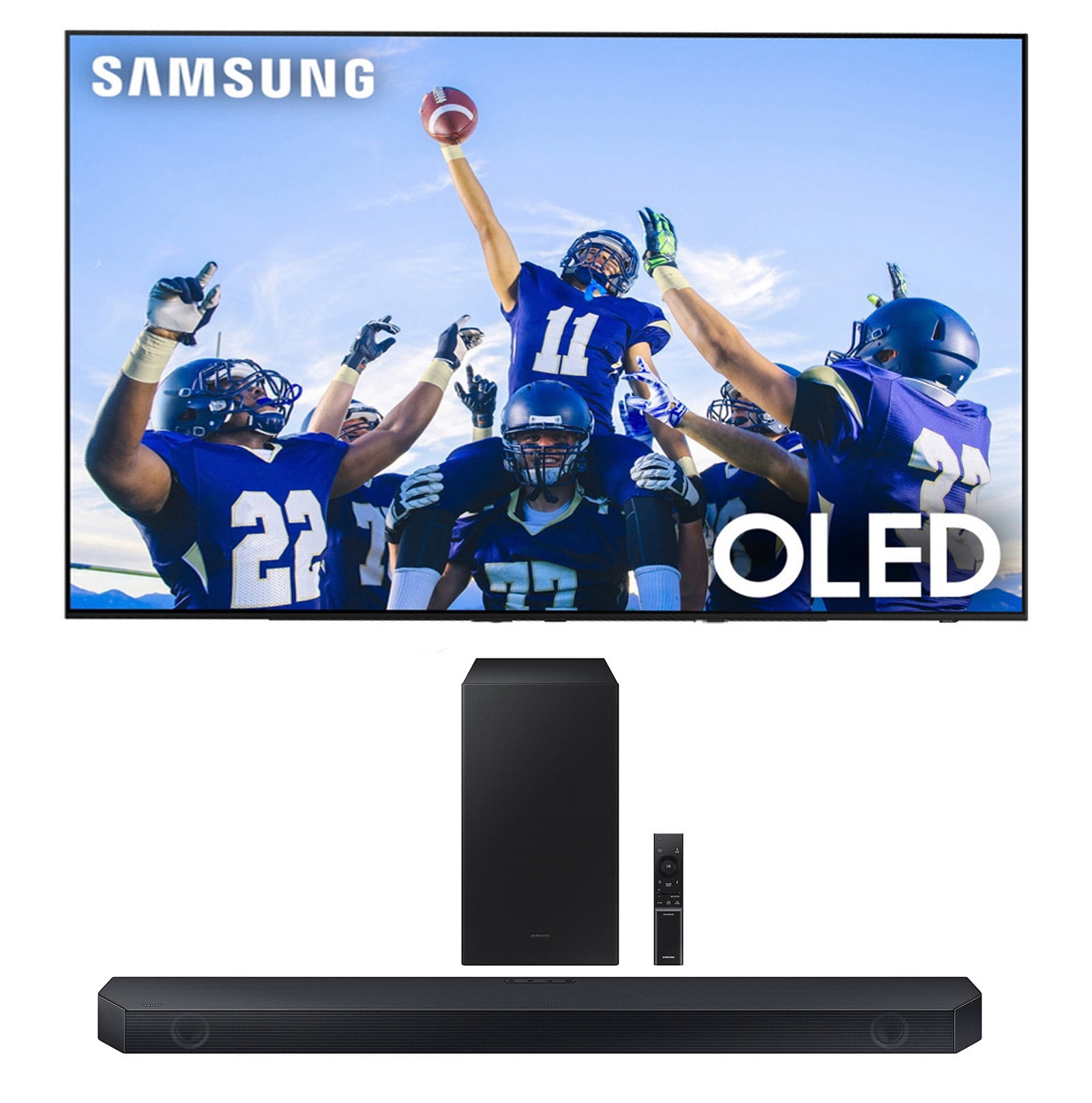Samsung QN77S90CAFXZA 77 Inch 4K OLED Smart TV with AI Upscaling with a ...