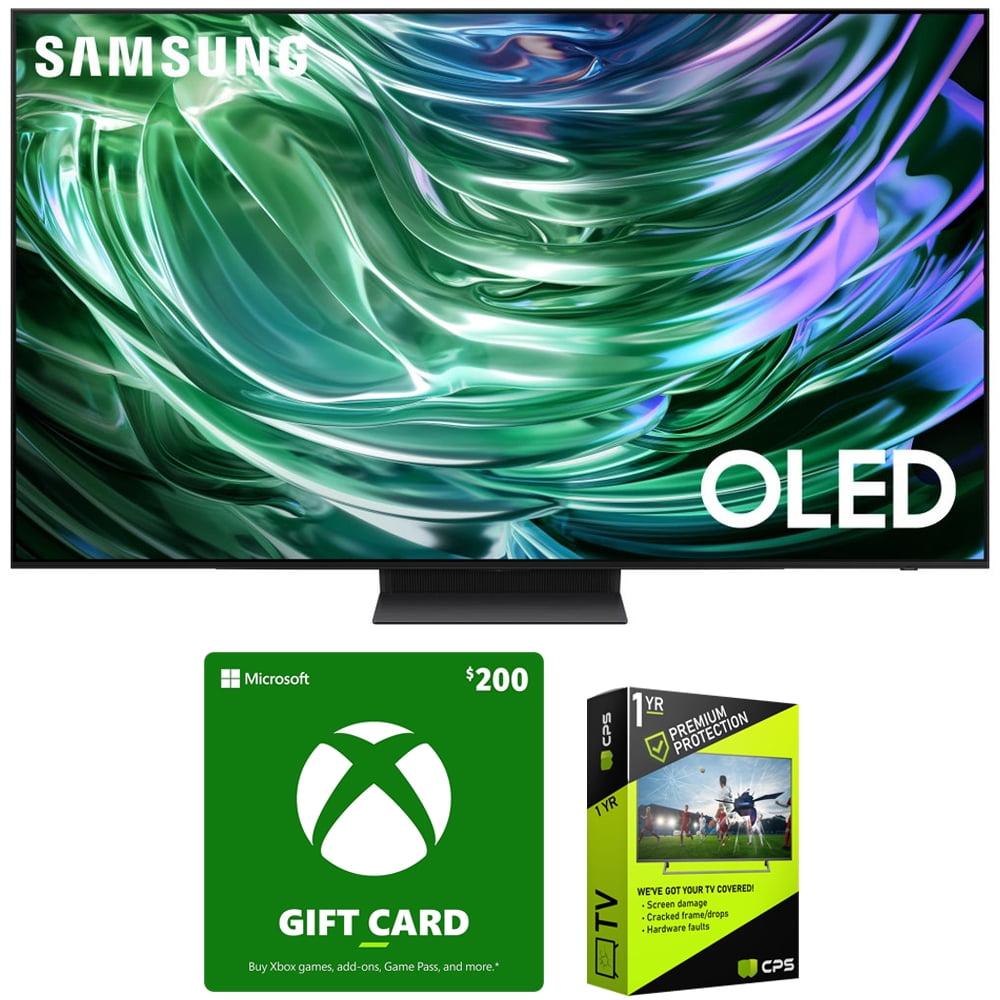 Samsung QN77S90DA 77 Inch OLED 4K Smart TV (2024 Model) Bundle with ...