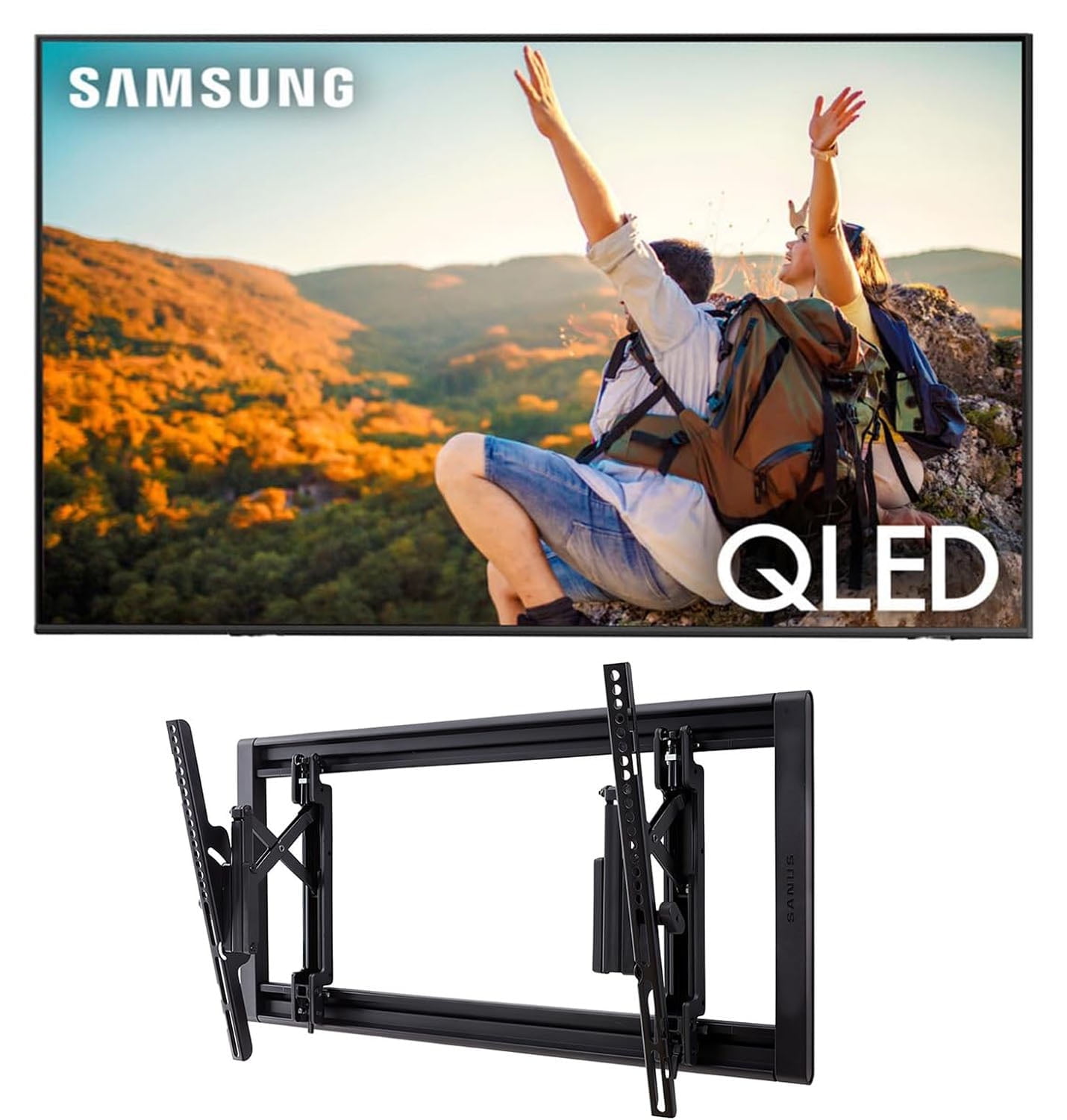 "Samsung QN85Q70CAFXZA 85"" 4K QLED Quantum HDR TV with Sanus VLT7-B2 ...