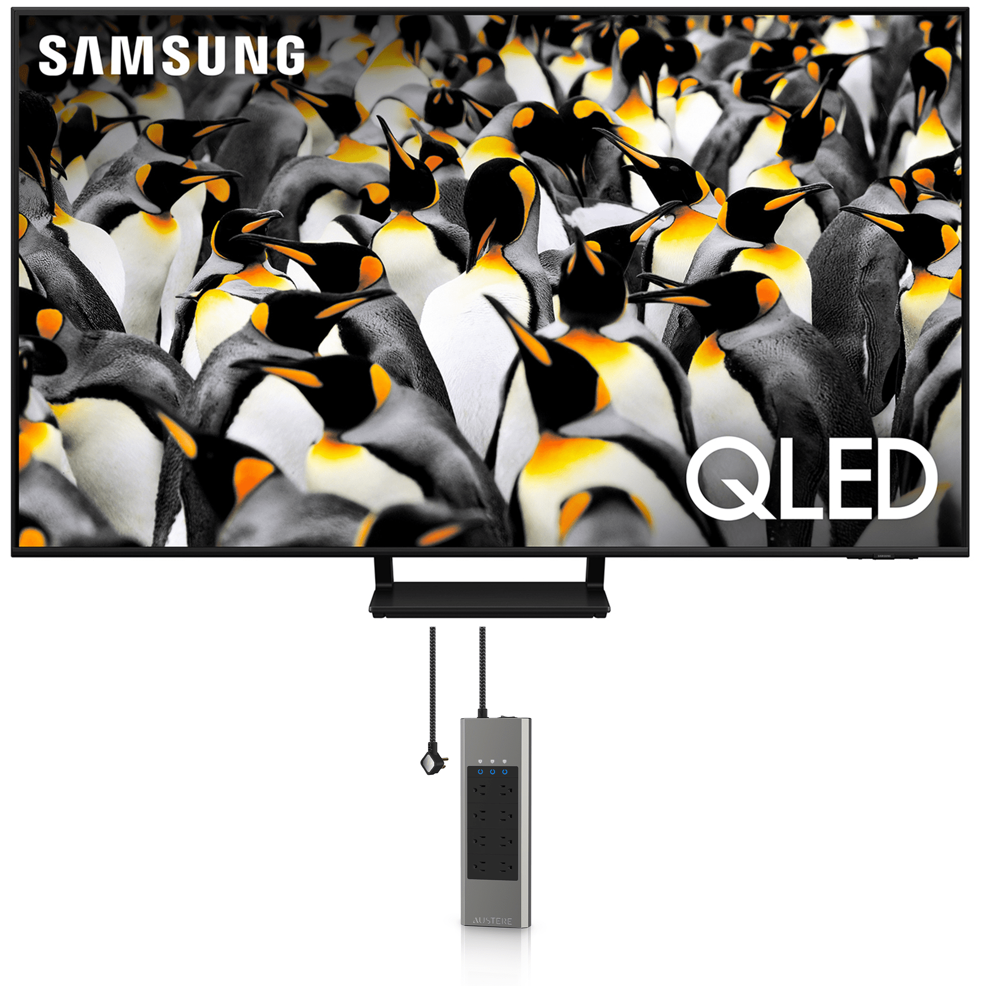 Samsung QN85Q70DAFXZA 85 Inch Class QLED 4K Smart TV with an Austere 7S ...