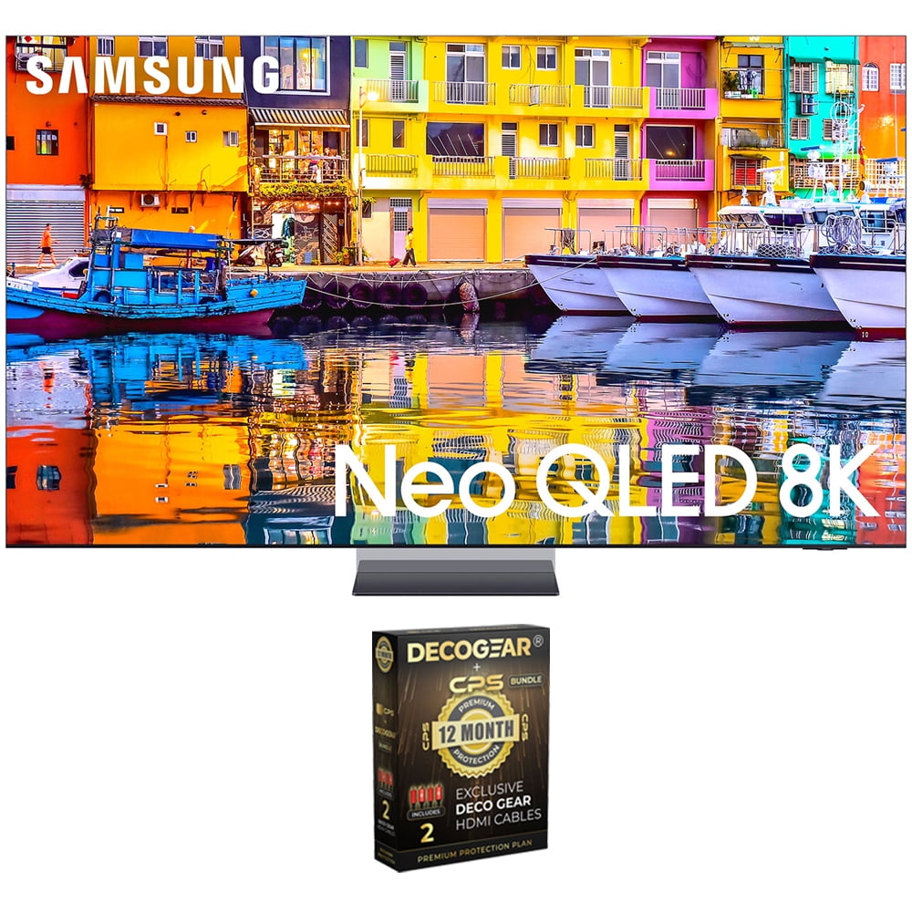 Samsung QN85QN900D 85 Inch Neo QLED 8K Smart TV (2024) Bundle with Deco ...