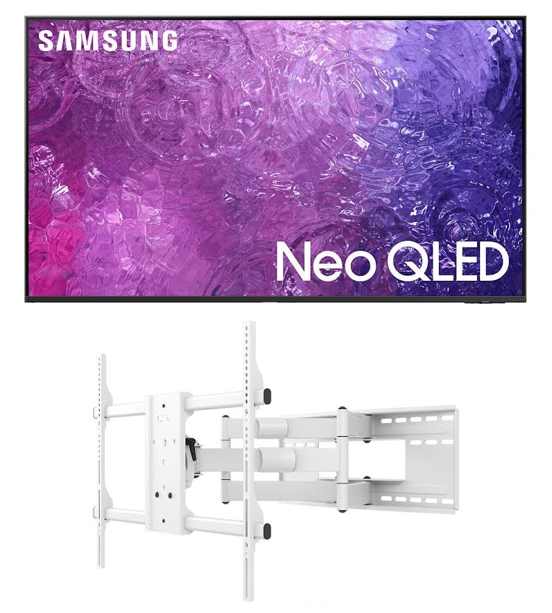 Samsung 85 Inch Neo QLED Smart TV with 4K AI Upscaling and Kanto FMX3W ...