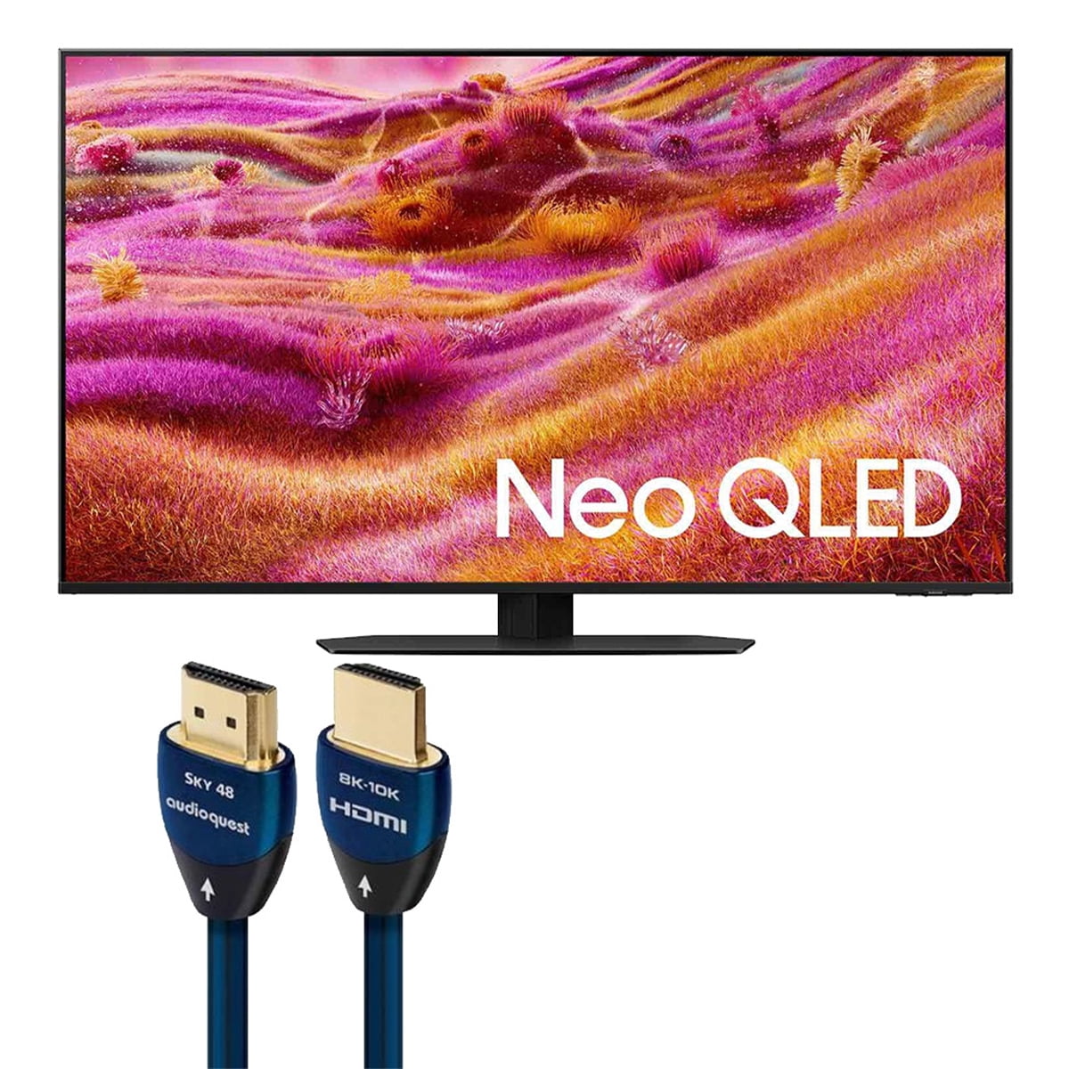 Samsung QN90F 55 Inch 4K Neo Mini LED Smart TV with AudioQuest SKY 3m ...
