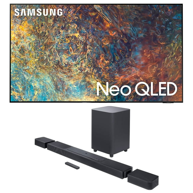 Samsung QN98QN90AA 98 Inch Neo QLED QN90 Series 4K Smart TV with a JBL ...