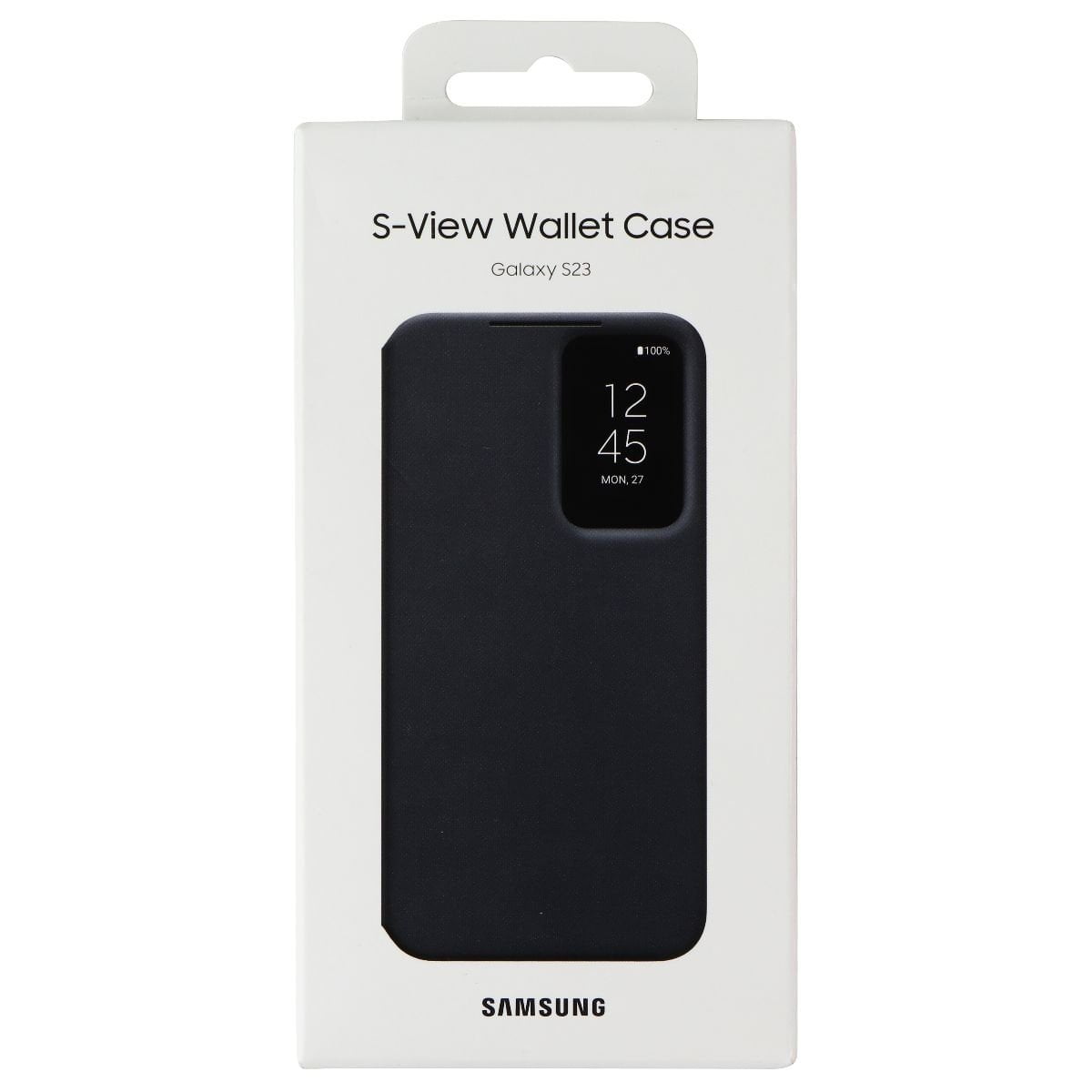 Samsung S-View Wallet Case for Samsung Galaxy S23 - Black (EF-ZS911CBE ...
