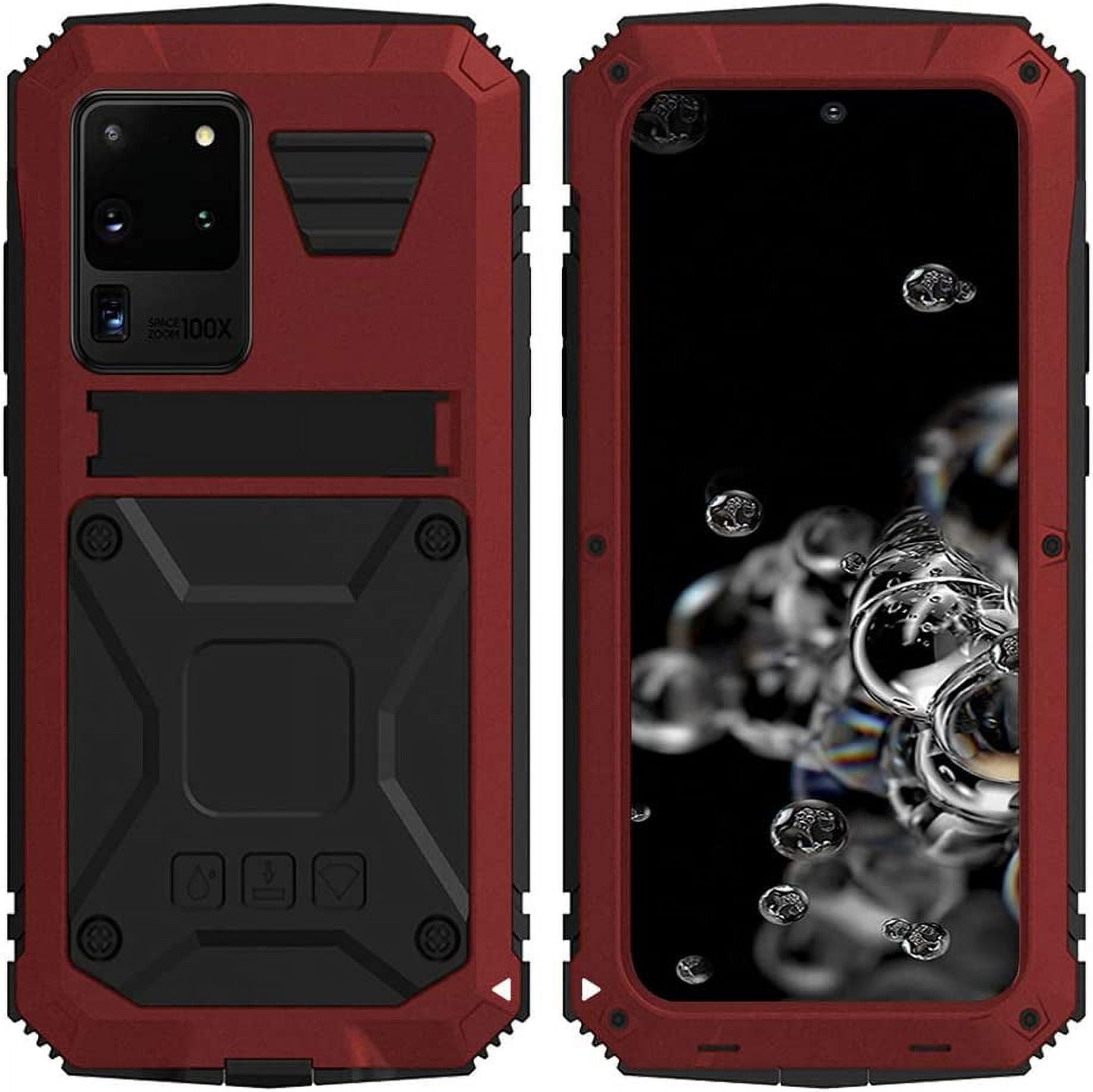 Samsung S20 Ultra Metal Rugged Military Hybrid case Silicone Defense ...