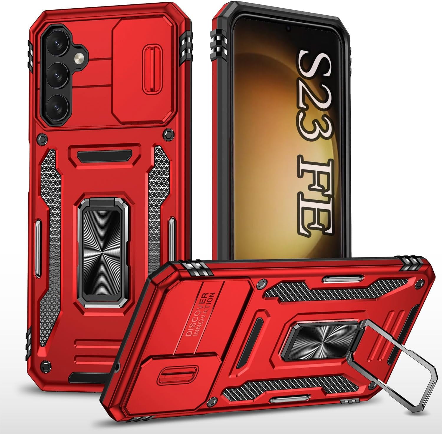 for Samsung S23 FE Phone Case for Galaxy S23 FE Case,with Camera Cover ...