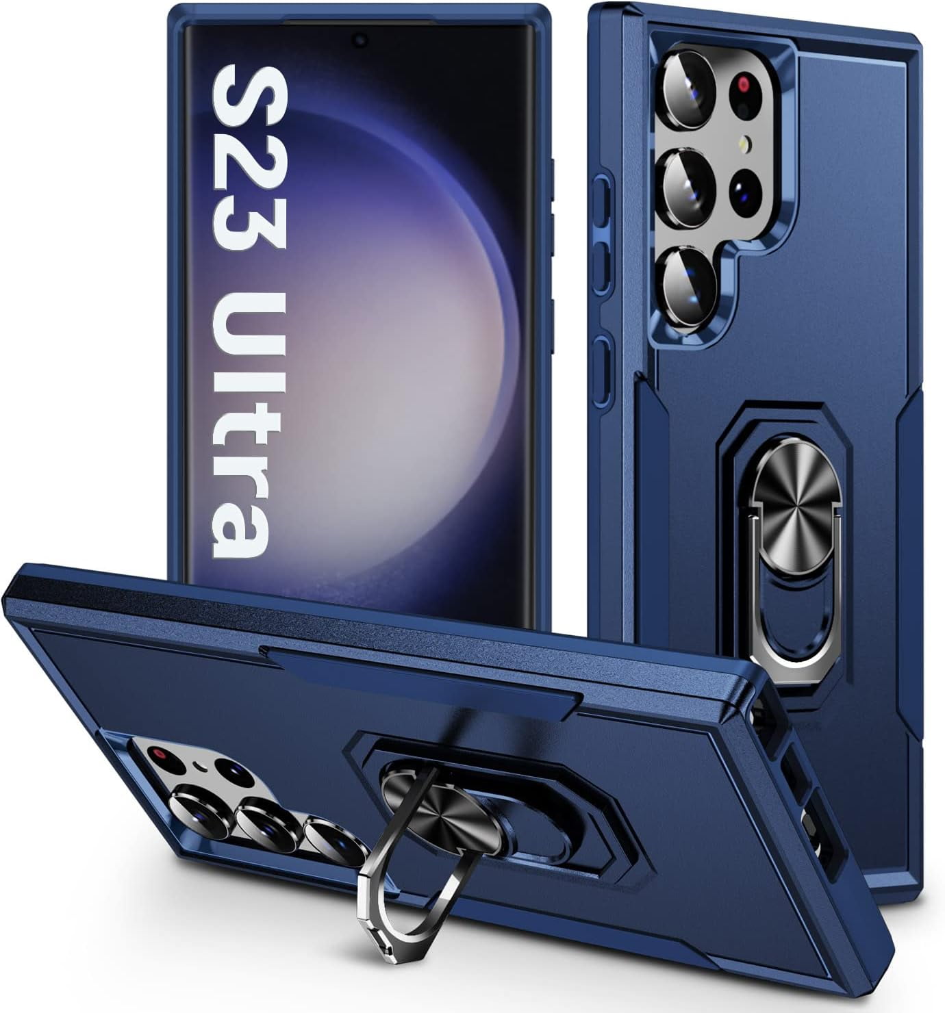 for Samsung S23 Ultra Case for 23 Ultra Phone Case,with Kickstand [360 ...