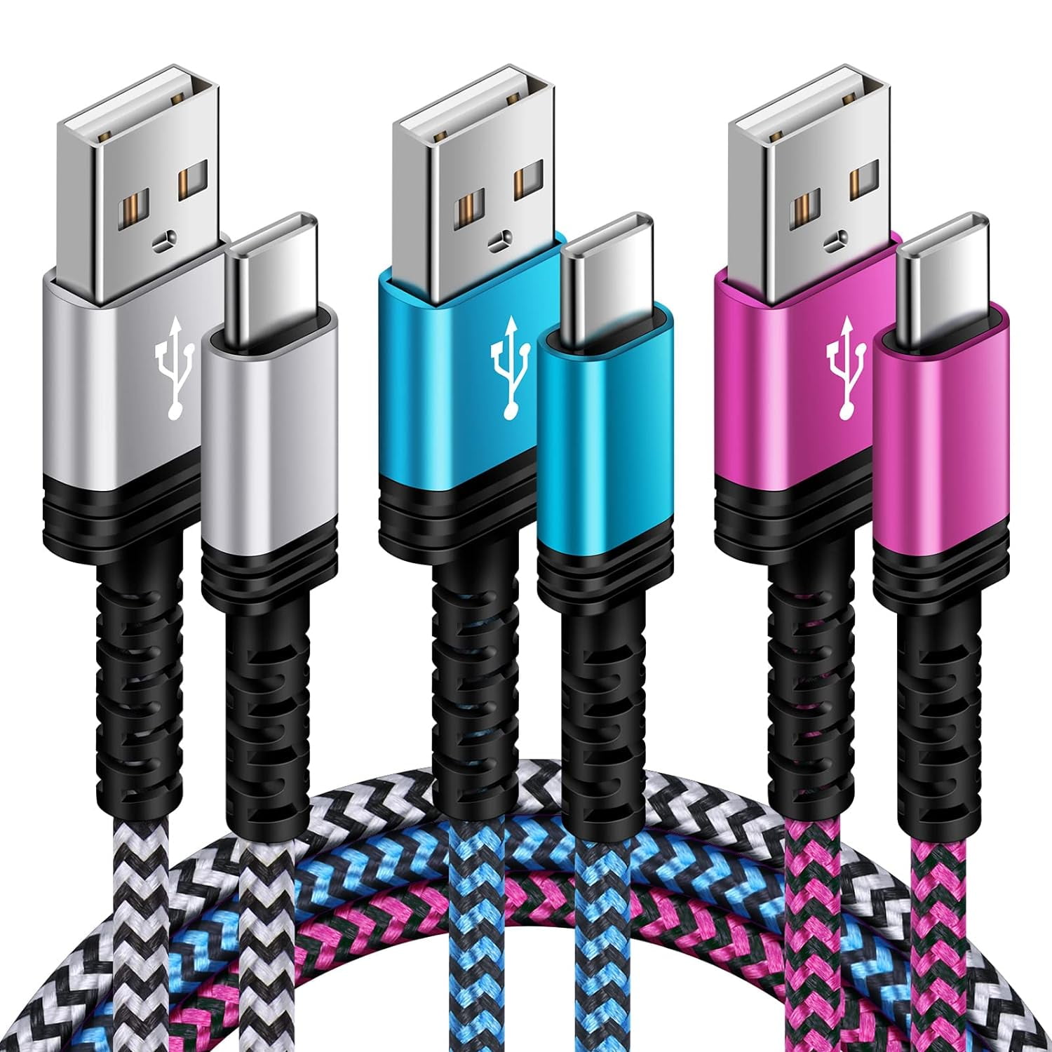 Samsung S23 Ultra USB Type C cable for fast charging, [3-piece set, 10 ...