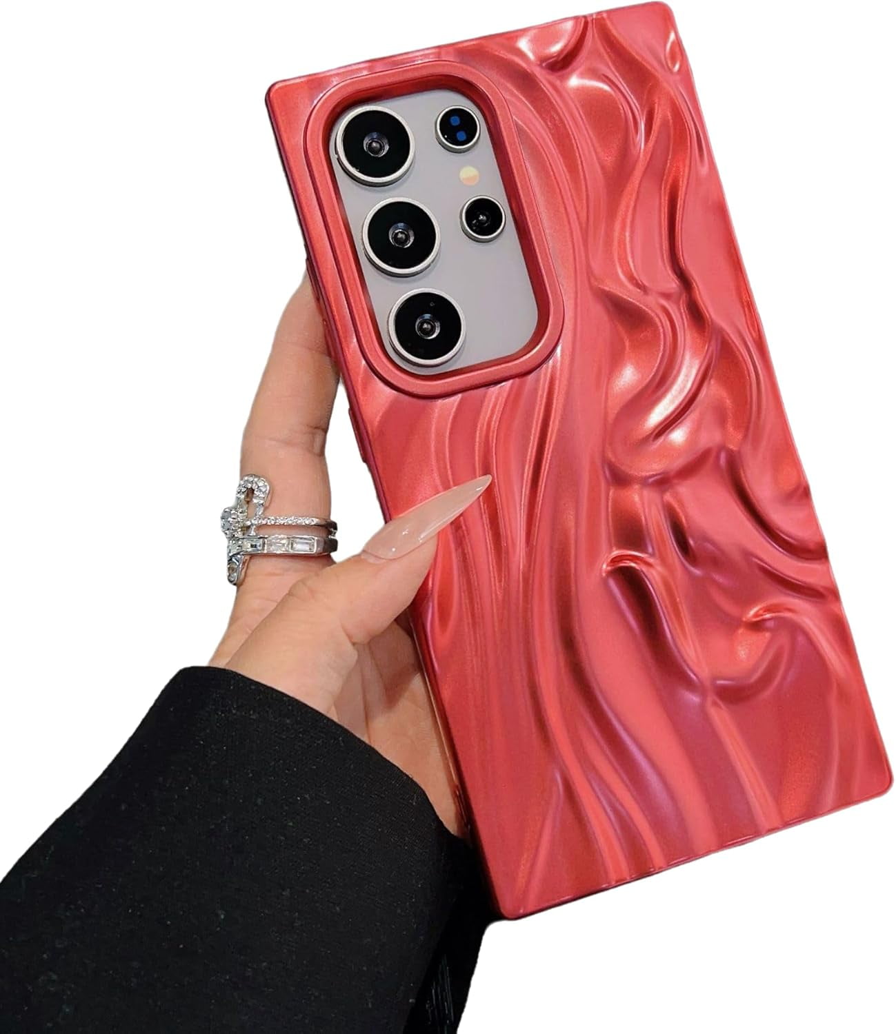 Samsung S24 Water Ripple Pattern Cell Phone Case, Red, (New) - Walmart.com