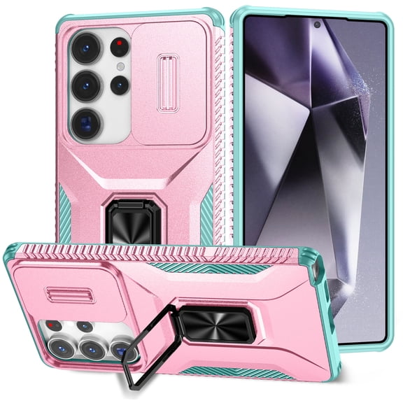For Samsung A16 A26 A36 A56 Case with Slide Camera Cover, [Full Camera ...