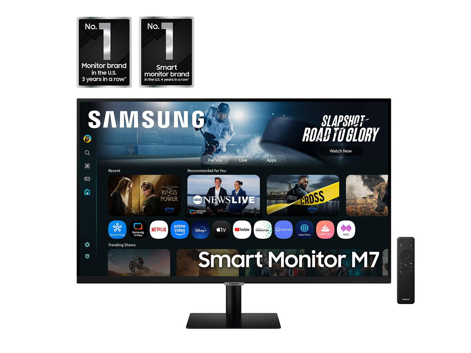 Samsung 32-in Smart Monitor M7 M70F 4K Samsung Vision AI ...
