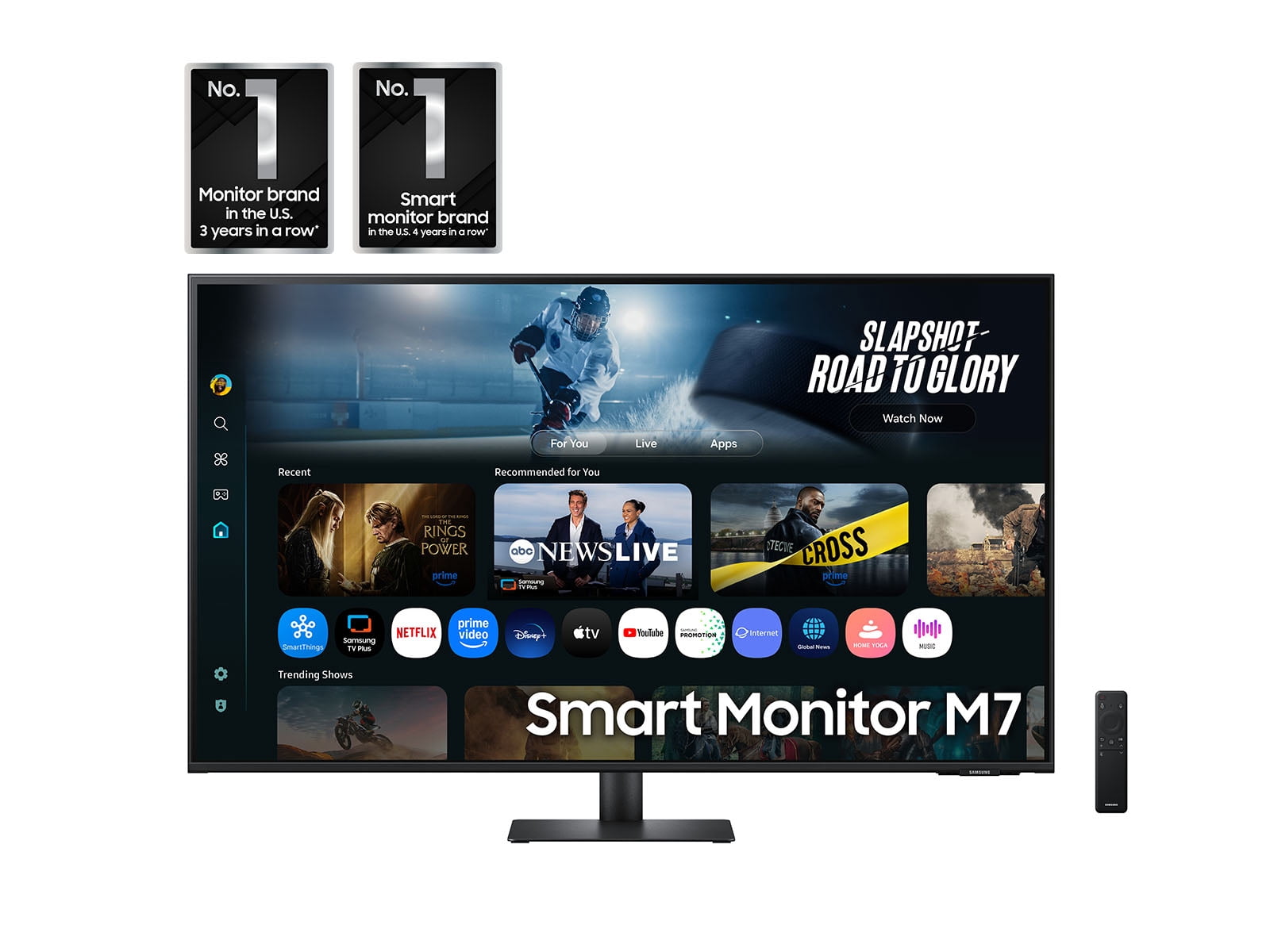 Samsung 43-in Smart Monitor M7 M70F 4K Samsung Vision AI ...