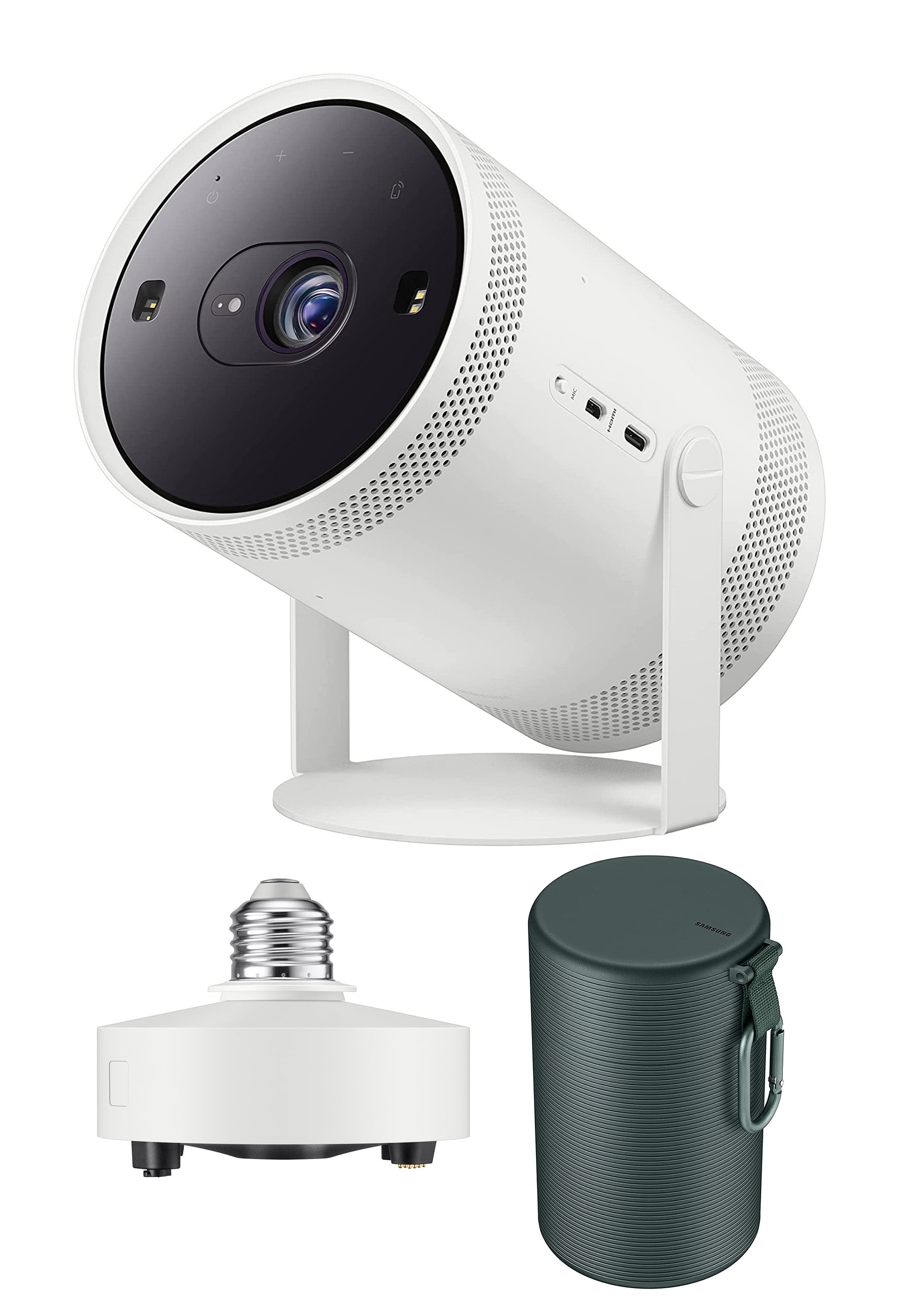 Samsung SP-LSP3BLAXZA 30-100" HDR Freestyle Smart Portable Projector ...