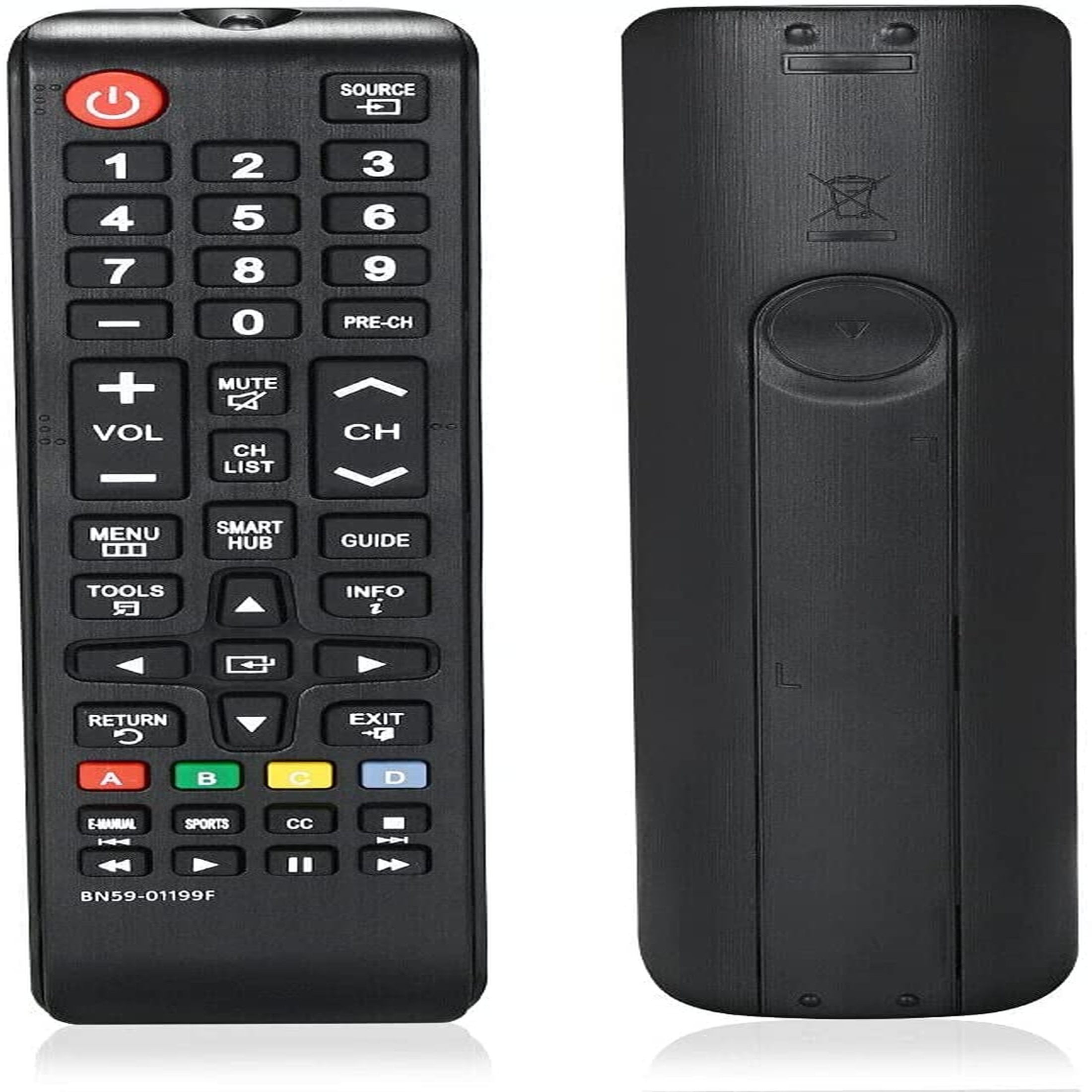 Samsung Smart TV Universal Remote Control for LCD LED QLED Models ...