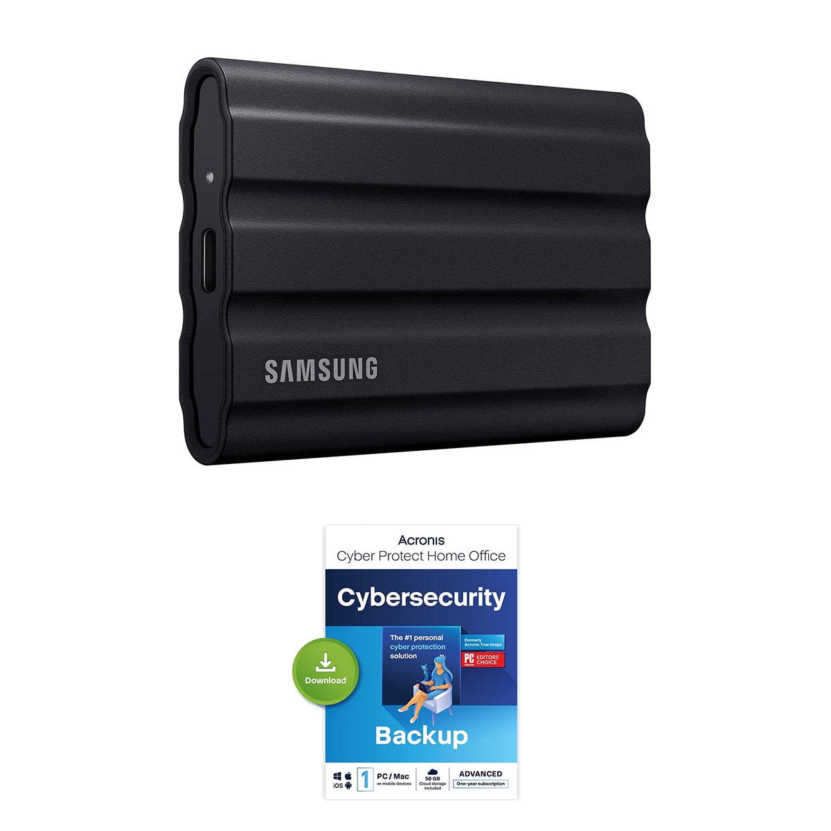 Samsung T7 Shield 4TB USB 3.2 Gen 2 Type-C Portable External SSD, Black ...
