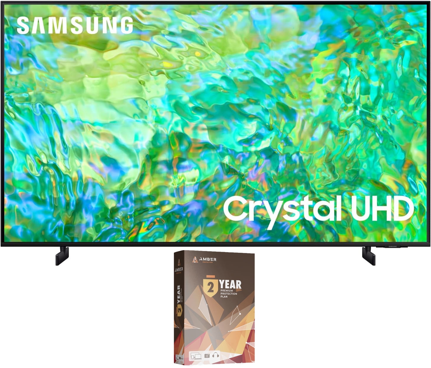 Samsung 43 Inch 4K UHD Smart TV UN43CU8000FXZA with Dolby & 2 Year ...